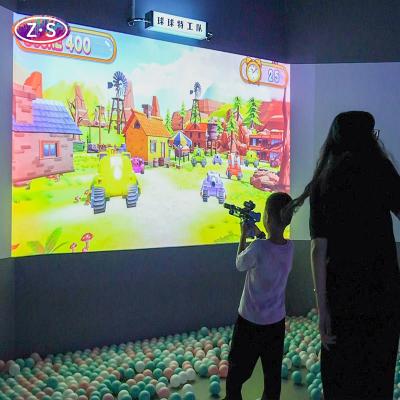China Multi Point Interactive Wall Game All In One Projection Solution Easy Setup 30 Games for sale