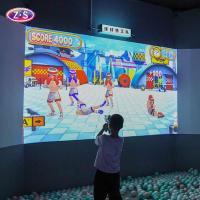 China Interactive Smash Wall Projection Game 30 Games 3800 Lumen Laser Short Throw Projector for sale