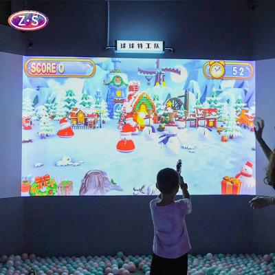 China 3800 Lumen 3D Interactive Wall Projection System with 30 Games for Entertainment Venues for sale