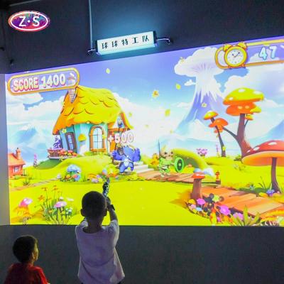 China Real Time Scoring Interactive Wall Projection System with 3800-Lumen Laser & 30+ Games for Kids Entertainment for sale