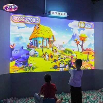 China 3800-Lumen 3D Interactive Wall Projection Game System with 30+ Games and <30ms Response Time for sale