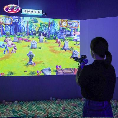 China 3800-Lumen 3D MultiBall Interactive Projection Game System with 30+ Games and 20,000-Hour Laser Life for sale
