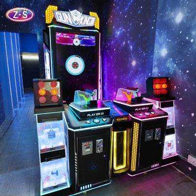 China Infrared Shooting Interactive Arcade Game 48 Games 4000 Lumen Projector for sale
