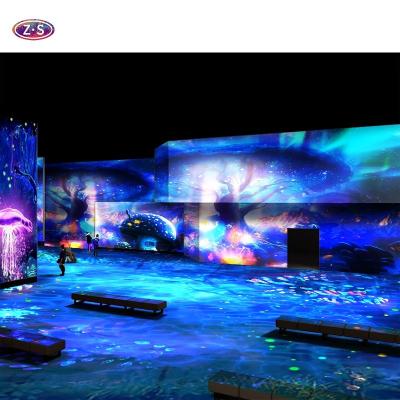China 3800-6000 Lumen 3D Hologram Laser Projector with 360° Immersive Projection for Indoor Applications for sale
