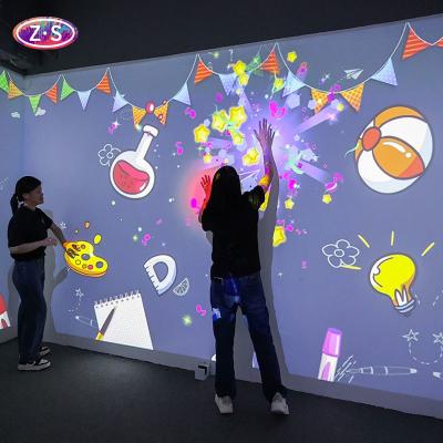 China Vibrant Visuals Holographic Entertainment Interactive Projection System For Resort for sale