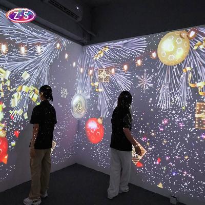 China Multi Channel Fusion Holographic Immersive Interactive Projection 80 Party Scenes for sale