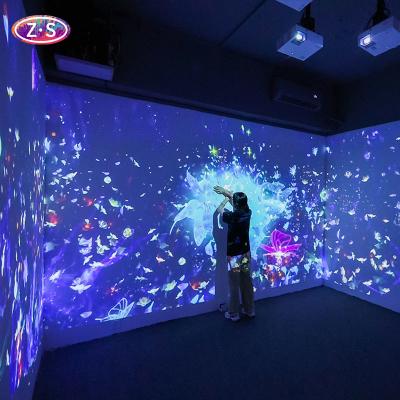 China Seamless Visual Symphony Floor Wall Holographic Projection System for Wedding Venues with Multi-Surface Coverage for sale