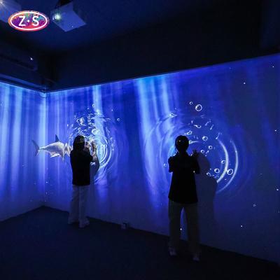 China Multi Channel Fusion Immersive Floor Wall Projection Motion Sensors 4000 Lumens 1920x1080 for sale