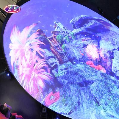 China Interactive Dome Projection Solution 3m Diameter for Public Spaces Immersive Media for sale