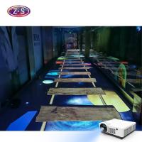 China 1024x768 Interactive Floor Projector Games with 80+ Thematic Scenes and DLP Projection Technology for sale