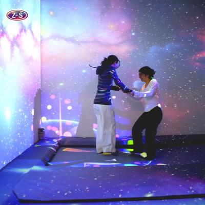 China Immersive Trampoline  Projection Radar Sensing Jump Platform With Dynamic Star Effects for sale