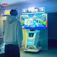 China Coin Operated Motion Tracking Game Terminal Dual Player 65 Inch Screen Sports Center for sale
