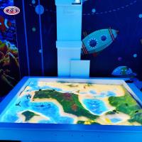 China Augmented Reality Sand Table Projection Enhanced Sand Play for Children Museums 65 Inch for sale
