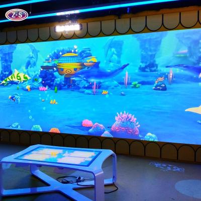 China Immersive Interactive Digital Painting Wall Game With Scanner For Exhibitions for sale