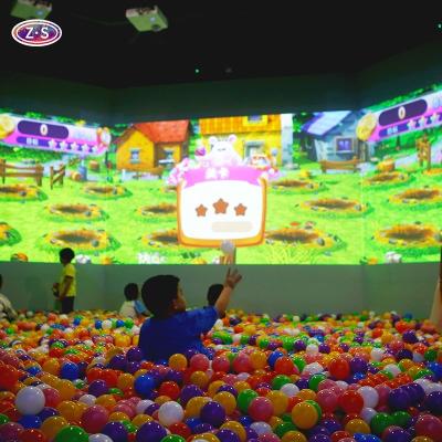 China Colorful Visuals Interactive Wall Projection Game for Children Play Spaces for sale