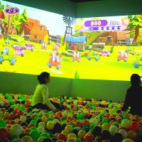 China Multi Point Interactive Wall Projector Game All In One Entertainment System 30 Games for sale