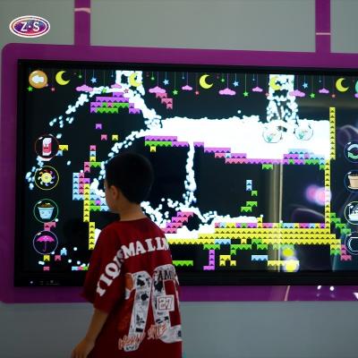 China Interactive Education Screen Doodle and Game Wall 65 Inch Creative Learning for sale