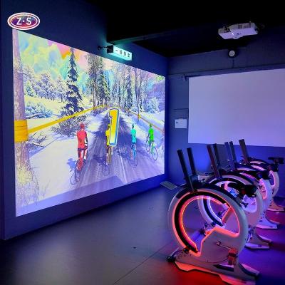 China AR Interactive Indoor Cycling Simulator with Realistic Road Feel for Entertainment Centers for sale