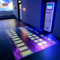 China Interactive Floor Motion Sensing Game Machine 12sqm Compact Coin Operated for sale