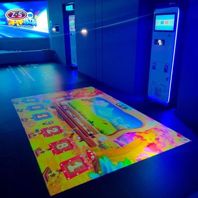 China All in One Interactive Motion Sensing Floor Games System 12 sqm for sale