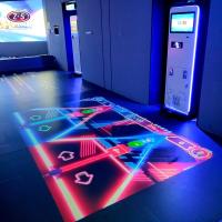 China Commercial Interactive Game Floor Compact Motion Sensing Floor Games Solution 12sqm for sale