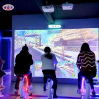 China Indoor Sports Training Platform Interactive Bike Simulator For Recreation Facilities for sale