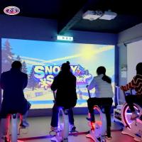 China Interactive Bike Simulator Digital Fitness Experience for Community Sports Centers 2-User for sale