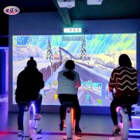 China AR Interactive Spin Bike Smart Indoor Cycling with 1-4 Player Multiplayer Gaming for sale