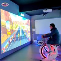 China Crowd Drawing Interactive Cycling Attraction With Immersive AR Bike Race Experience for sale