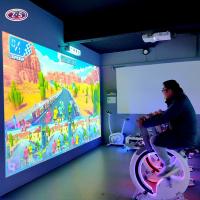 China AR Interactive Spin Bike Smart Indoor Cycling with 1-4 Player Multiplayer Gaming for sale
