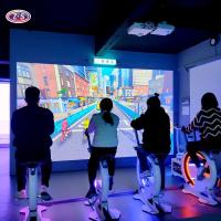 China AR Interactive Spin Bike with Smart Resistance and Multiplayer Racing for Gym Use for sale