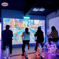 China Indoor AR Bike Race Game 1-4 Player Scalable Simulated Real-World Training Platform for sale