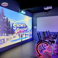 China Commercial Indoor AR Bike Race System 1-4 Player Multiplayer Cycling Game for sale