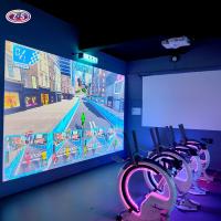China High Definition Gym Trainer AR Interactive Spin Bike Smart Cycling Workout for sale