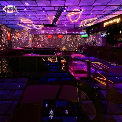 China Seamless Wall Floor Interactive Projection System 1920×1080 4000 Lumens for sale