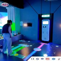 China Immersive Floor Edutainment System Mobile Floor Projector For High Traffic for sale