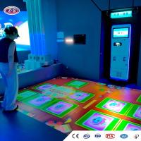 China Unattended Mobile interactive floor projector Coin Operated with Real Time Data Display for sale