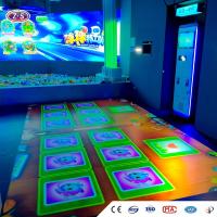 China Coin Operated Interactive Floor Games Motion Sensing Projection System for High Traffic Public Areas for sale