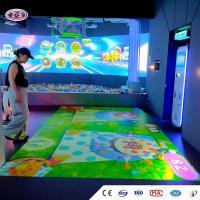 China Coin Operated Interactive Floor Projector For Shopping Mall Traffic Attraction System for sale