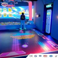 China Ultra Short Throw Mobile Interactive Floor Projector with Fitness Brain and Fun Games 3500 Lumens for sale