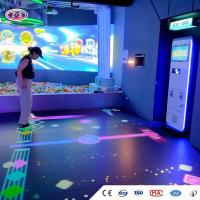 China Smart Mobile Interactive Floor Projector Plug and Play 1200 Lumens for Shopping Malls for sale