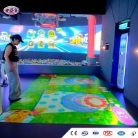 China Mobile Interactive Floor Projector High Sensitivity Two Player Battle Support for sale