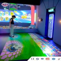 China Durable Mobile Interactive Floor Projector 50kg 20000h Laser Light Source Customizable Game Library for sale