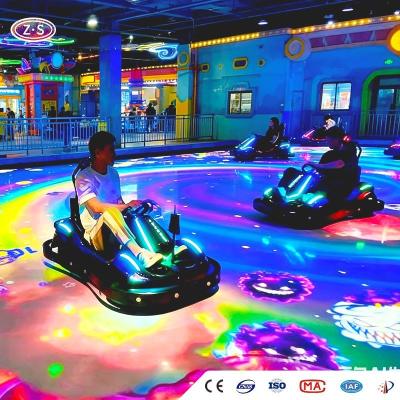 China Immersive Projection Go Karting Racing with Real Driving for Pop Fun Arenas 4 Players for sale