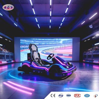 China Multiplayer Immersive Go Karting Projection System 4 Player Electric Racing for Family Attractions for sale