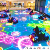 China Interactive Projection Racing System Immersive Go Karting For Mall Theme Park for sale