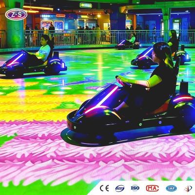 China Interactive Projection Track Kart Arena Immersive Go Karting 2-Seat Electric Kart for Mall Entertainment for sale