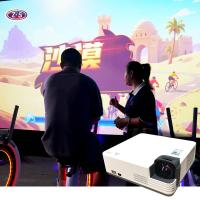 China Indoor AR Bike Race System 4-Player Interactive Cycling Simulator for Shopping Mall Attraction for sale