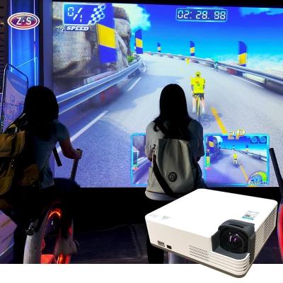 China Interactive Bike Racing Simulator Indoor AR Bike Race Competition 1-4 Players Commercial Use for sale