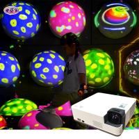 China Interactive Jumping Ball Projection Playground Kids Immersive Sensory Play Sphere for sale